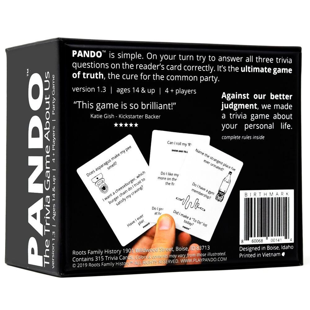 PANDO™ – PANDO | A Party Game for Groups